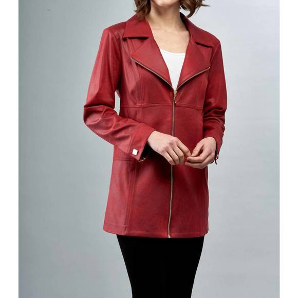 Insight | Jackets & Coats | New Insight Faux Long Vegan Leather Jacket ...